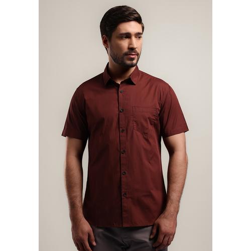 Promo MOC Kemeja Lengan Pendek Pria PEDRIC-MAROON - XL - Kab. Pemalang ...
