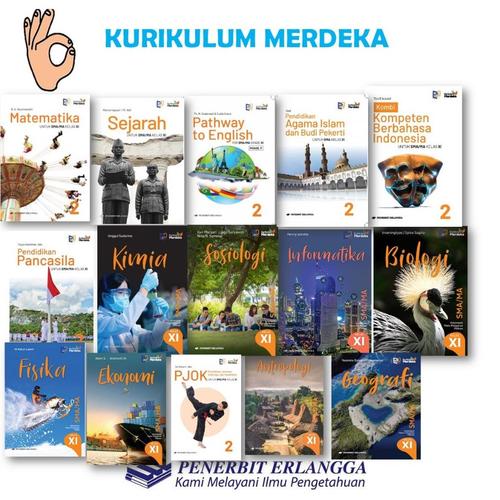 Jual Buku Penerbit Erlangga SMA Kelas 11 - Kurikulum Merdeka ...