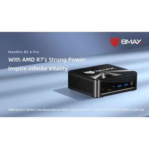 Jual MiniPC Gaming BMAX B5A Pro AMD Ryzen7 5825U 16/512GB SSD NVMe ...