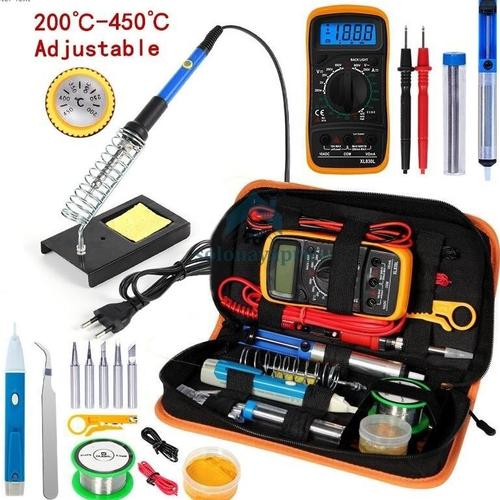 Promo Bonus Set Solder Listrik Lengkap Dengan Multimeter Iron Tool Kit ...