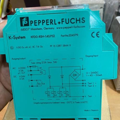 Jual Pepperl+Fuchs Kfdo-Rsh-1.4S.Ps2 (224579) Relay Module - Kota ...