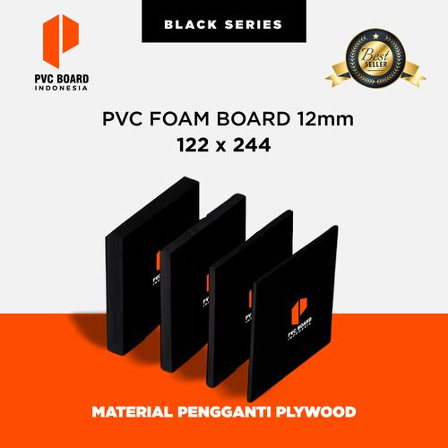 Promo PVC Board Lembaran 12mm Hitam Ukuran 122x244cm | PVC Foam Board ...