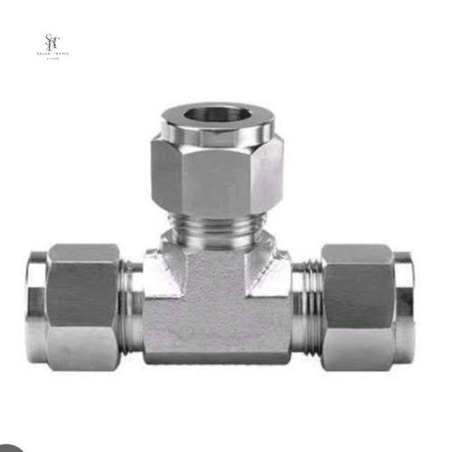 Jual Tee Connector Tubing / Tee Fitting Union Tube 16mm Od SS316 ...