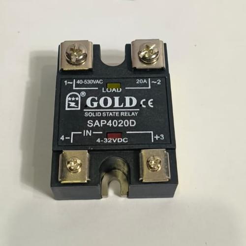 Jual SSR 20A SAP4020D SAP 4020D 1P 20A AC GOLD original SSR 20A 1P ...