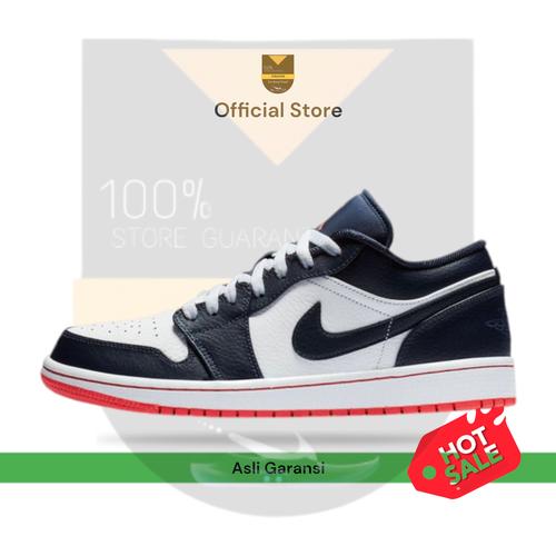 Promo sepatu nike air jordan 1 low ember glow / sneakers nike pria ...