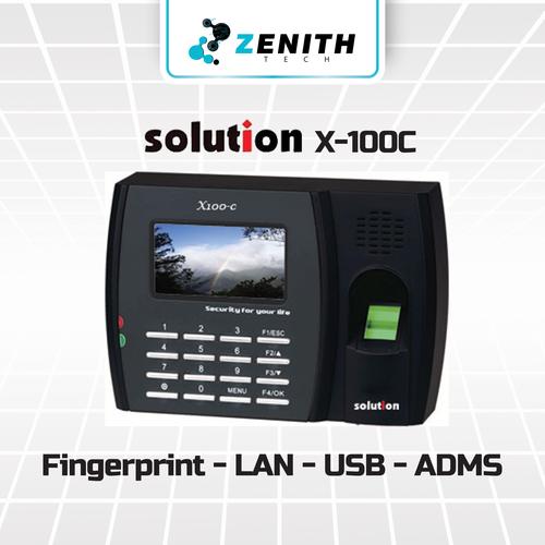 Jual Mesin Absensi Fingerprint Solution X100c Support ADMS - Jakarta ...
