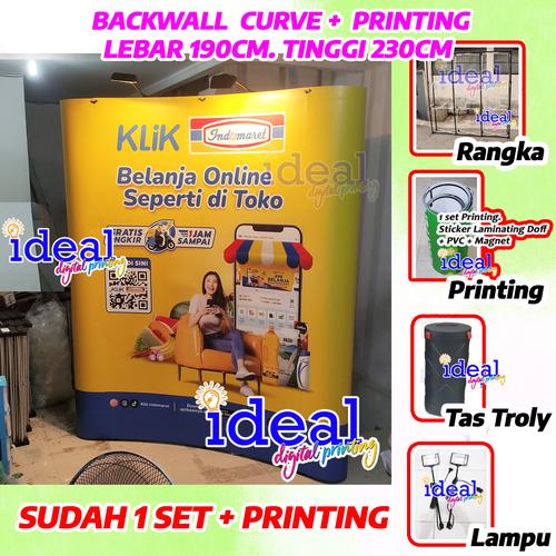 Jual Backwall, Backdrop Pameran, Backdrop modul 3x2 Lurus / Lengkung ...