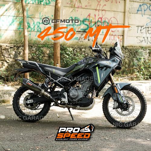 Jual Knalpot CF Moto 450 MT Prospeed Shark black | CFmoto 450MT Shark ...