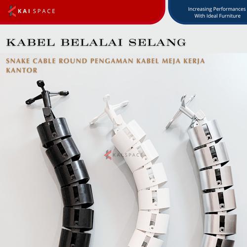 Jual Cable protector bulat kabel belalai spiral pelindung kabel meja ...