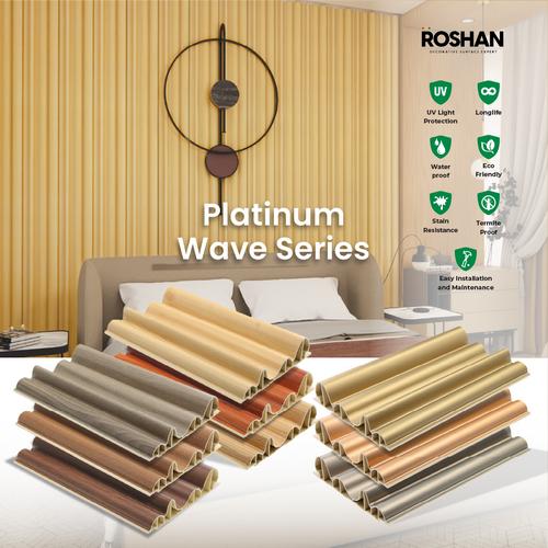 Jual WPC WALL PANEL FLUTED 290 x 23.3 CM - FLUTED PLATINUM WAVE SERIES ...