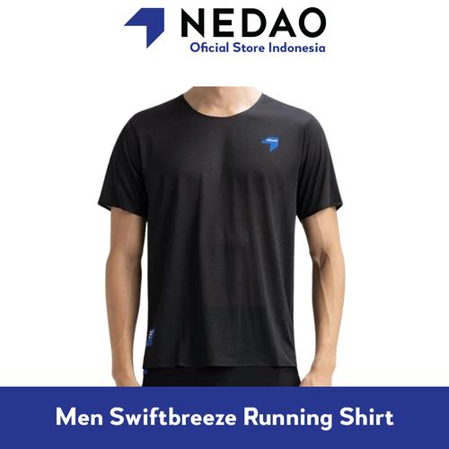 Jual Men's Swiftbreeze Running Shirt, NEDAO RUNNING - BLUE, L - Jakarta ...