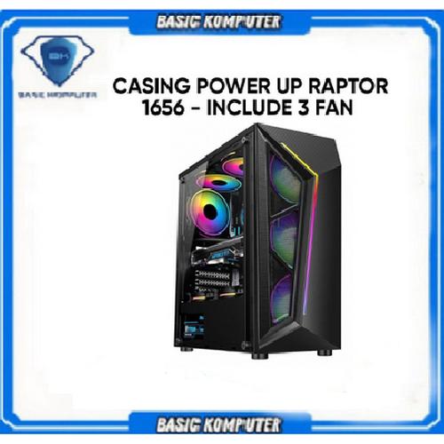 Jual CASING POWER UP RAPTOR 1656 - INCLUDE 3 FAN - Jakarta Pusat ...