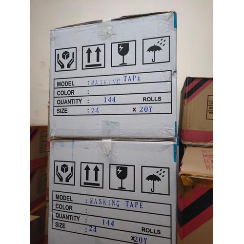 Jual 1 Dus Masking Tape Lakban Kertas 24mm x 20yard High Quality - Kota ...