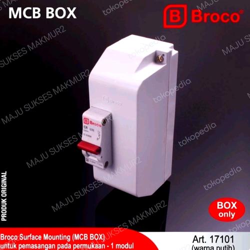 Jual BROCO BOX MCB OB 17101 1 GROUP 1P BOX MCB OB 17101 ISI 1 1P ORI ...
