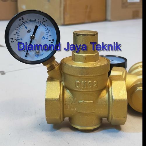 Jual PRV 1" Inch Brass Kuningan DN25 / Pressure reducing Valve Drat ...