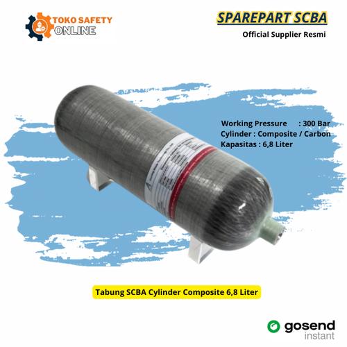Jual Tabung SCBA Cylinder Composite 6,8 Liter 300 Bar - Spare part SCBA ...