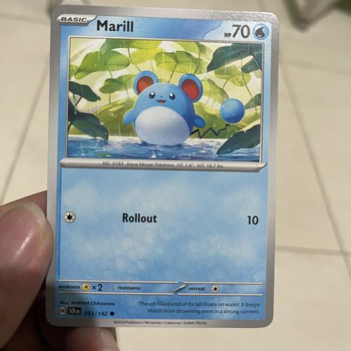 Jual Kartu pokemon original marill 033/142 - Jakarta Pusat - Antique ...