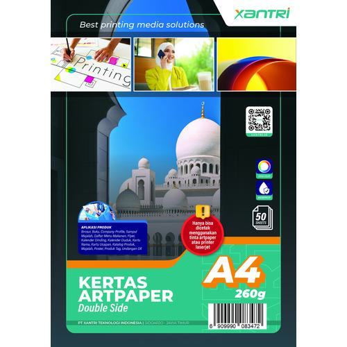Jual Kertas Art Paper A4 260gsm isi 50 lembar Kertas Art Karton Cartoon ...