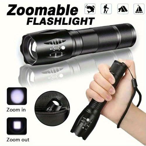 Jual Senter LED Super Terang Tahan Banting Waterproof XML-T6 Anti-Air ...