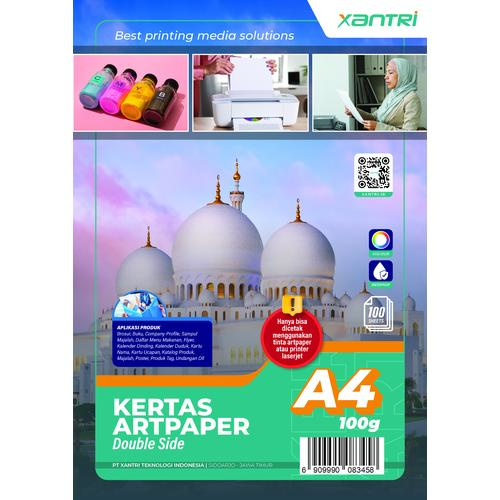 Jual Kertas Art Paper A4 100gsm isi 100 lembar Kertas Art Karton ...