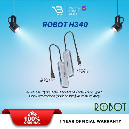 Promo ROBOT ADAPTER HUB ROBOT H340 Type-C\USB 3.0 4 port - Type C ...