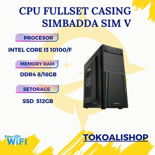 Jual Komputer/PC Core I3-10100 Gen 10th DDR4 SSD 512GB - RAM 16GB - Jakarta Pusat - tokoALIshop ...