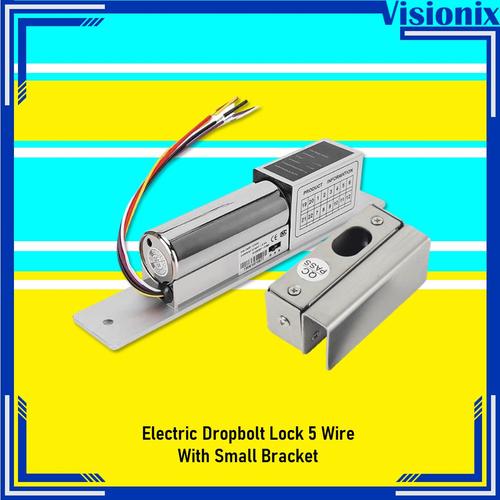 Jual Dropbolt Lock 5 Kabel + Bracket Kecil - Drop Bolt Access Control ...