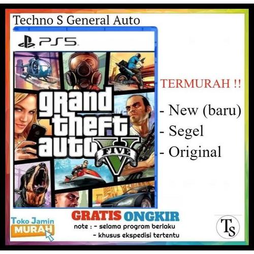Jual PS5 GTA V / PS5 PS 5 GRAND THEFT AUTO 5 / KASET CD BD PS 5 GTA V - Jakarta Barat - Riffsto ...
