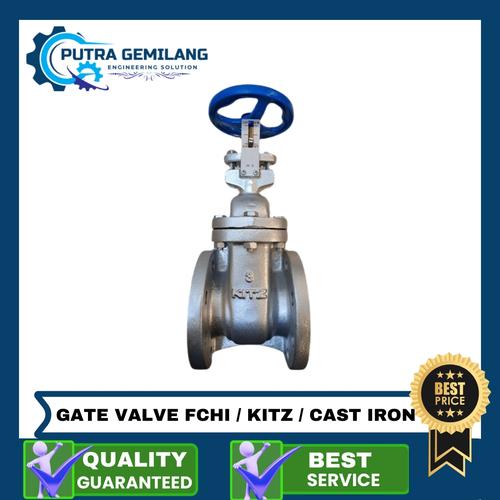 Jual 2 1/2" inch / GATE VALVE FCHI KITZ FLANGE JIS 10K CAST IRON / ORIGINAL - Jakarta Barat ...
