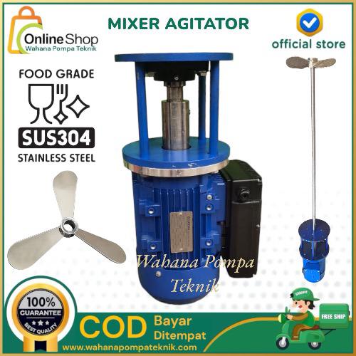 Jual Mixer agitator kimia SS304 0,37KW 0,5HP 380V 4P Agitator Mixer - Jakarta Barat - WAHANA ...