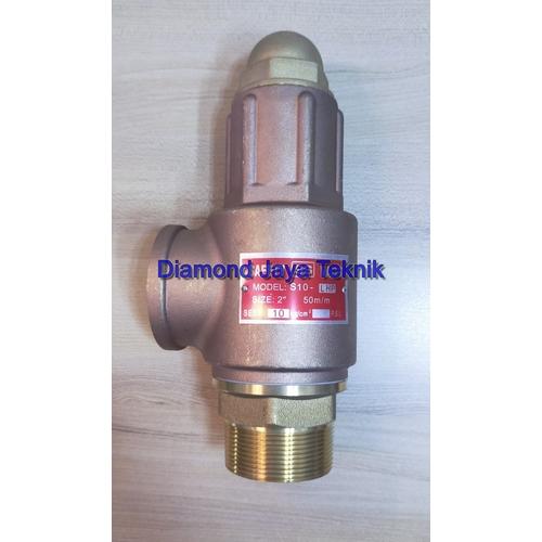 Jual Safety Valve 2 " Inch Brass Kuningan 10 Bar DN50 Safety relief ...