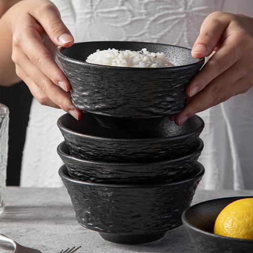 Jual Mangkuk saji keramik / Black Streak Bowl - Jakarta Utara - EB ...