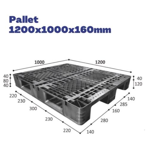 Jual Pallet Plastik New ukuran 1200 x 1000 x 160 mm - Kab. Bekasi ...