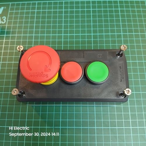 Jual Schneider Control Box Kombinasi Emergency Stop XB5AS8442 Start NC ...