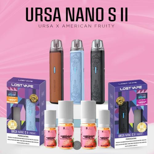 Jual Ursa Nano S2 Pod Kit + American Fruity Strawberry Pods Friendly ...