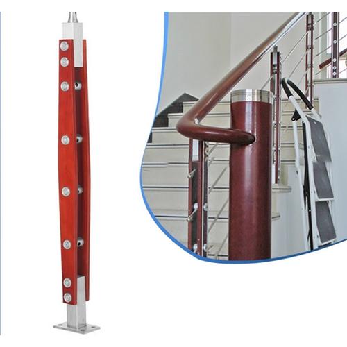 Jual 85 Cm Railing Tangga Stainless / Railing Tangga Perforated / Tiang ...
