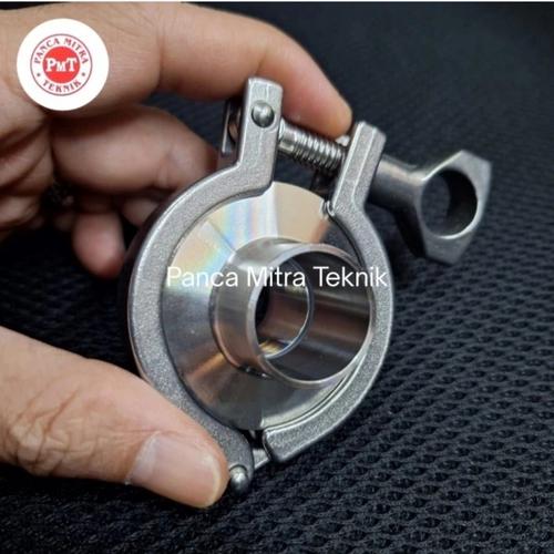 Jual Clamp Ferrule Set 1-1/2" inch Sanitary SS316 - Jakarta Barat ...