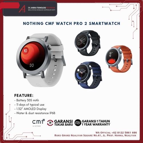 Jual Nothing CMF Watch Pro 2 Smartwatch - ASH GREY - Kota Semarang ...
