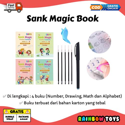 Jual Edukasi Anak Sank Magic Practice Book 1 Set 4 Buku | Sank Magic ...