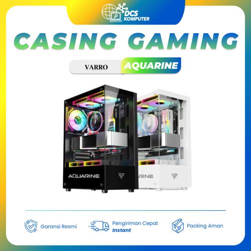 Jual CASING PC GAMING AQUARINE VARRO PRIME FREE 3 FAN RGB - Putih ...