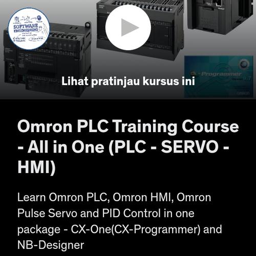 Jual Training Course Omron PLC All in One plc servo hmi - Kab. Karawang ...
