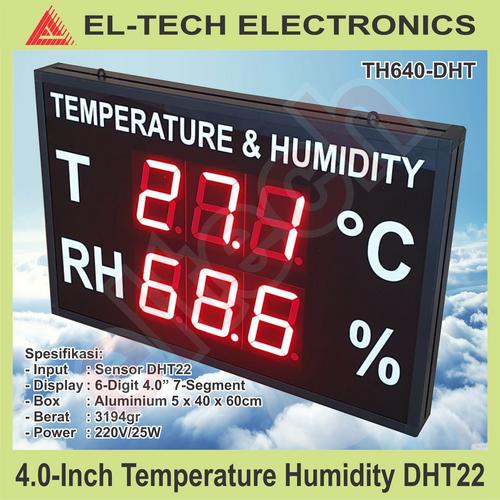 Jual Display Temperature & Humidity Thermometer Ukur Suhu Kelembaban ...