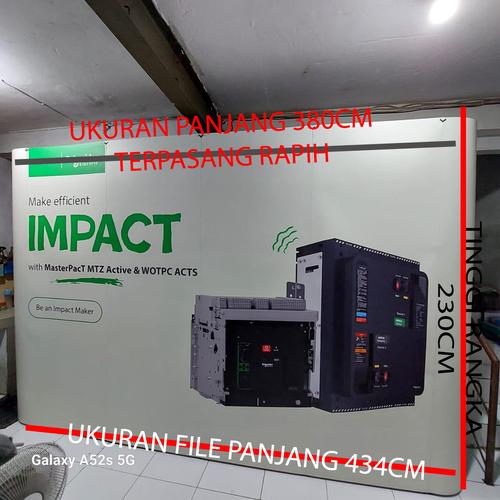 Jual Backwall / Backdrop seminar gathering modul 3x4 LURUS Super ...