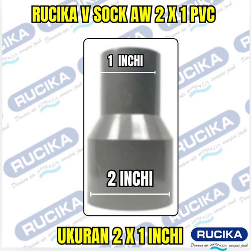 Jual Keni Fitting Socket V Sock AW Pipa PVC Paralon D Ukuran 2 X 1 ...