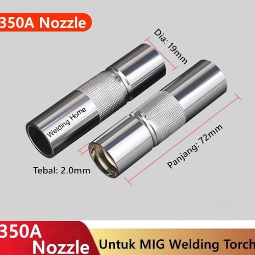 Jual New 5pcs Tipe Panasonic 200A 350A 500A Nozzle Nossel Nozel MIG Co2 ...