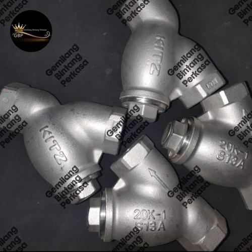 Jual Y strainer Kitz 1/2" Inch SS304 20K / Saringan Kitz Stainless Steel 20K - Jakarta Barat ...