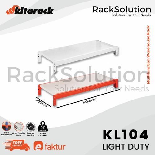 Jual KL104 Layer Rack 200KG KITARACK KDS Series Rak Gudang Besi Panjang ...