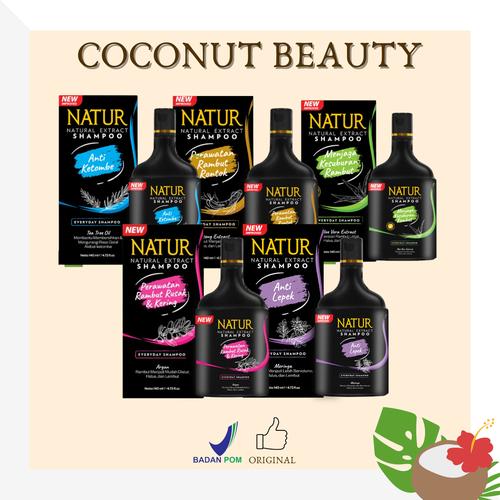 Jual NATUR - Shampoo Ginseng Aloe Vera Extract - Tea Tree Oil, 80 ml - Kab. Bekasi - Coconut ...