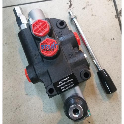 Jual Hand Control Valve 1 Bank Port 1/2 Inch 80 LPM / Hodrolik Kontrol ...