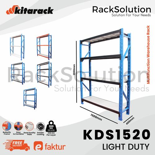 Jual KITARACK KDS1520 STARTER Rack Gudang Multifungsi 200KG Panjang 1 ...